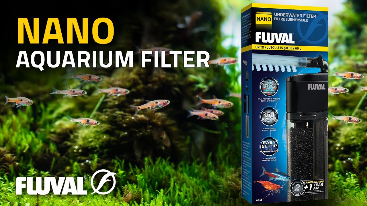 Nano Aquarium Filter, up to 15 US Gal / 60 L - Fluval USA