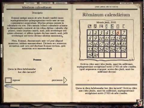 Roman Calendar page from Mundus.