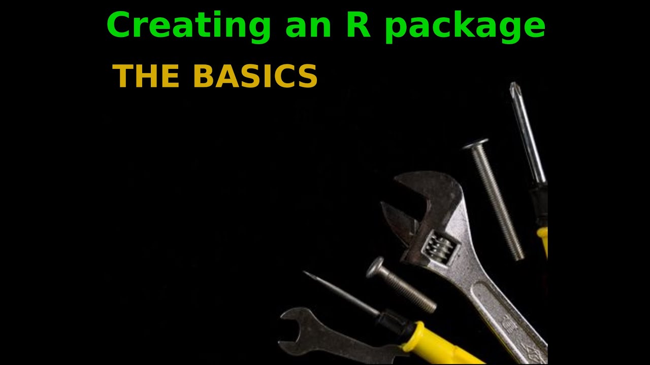 R Package Tutorial 1: The Basic Setup