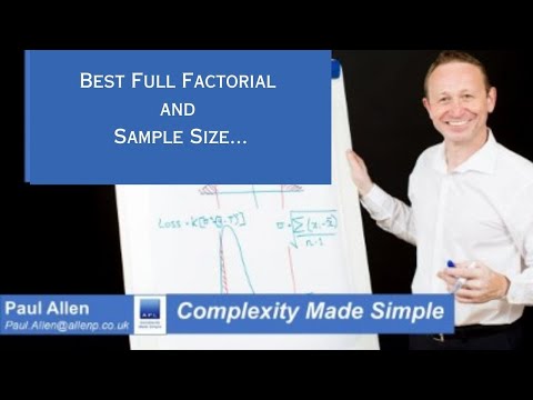 Best Full Factorial and Sample Size...
