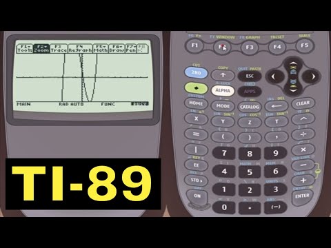 Ti-89 Calculator - 34 - Finding Inflection Points in Graph Mode