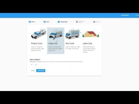 GoShare Website Ordering Demo 2024 - Schedule a Delivery or Move in Less Than a Minute.