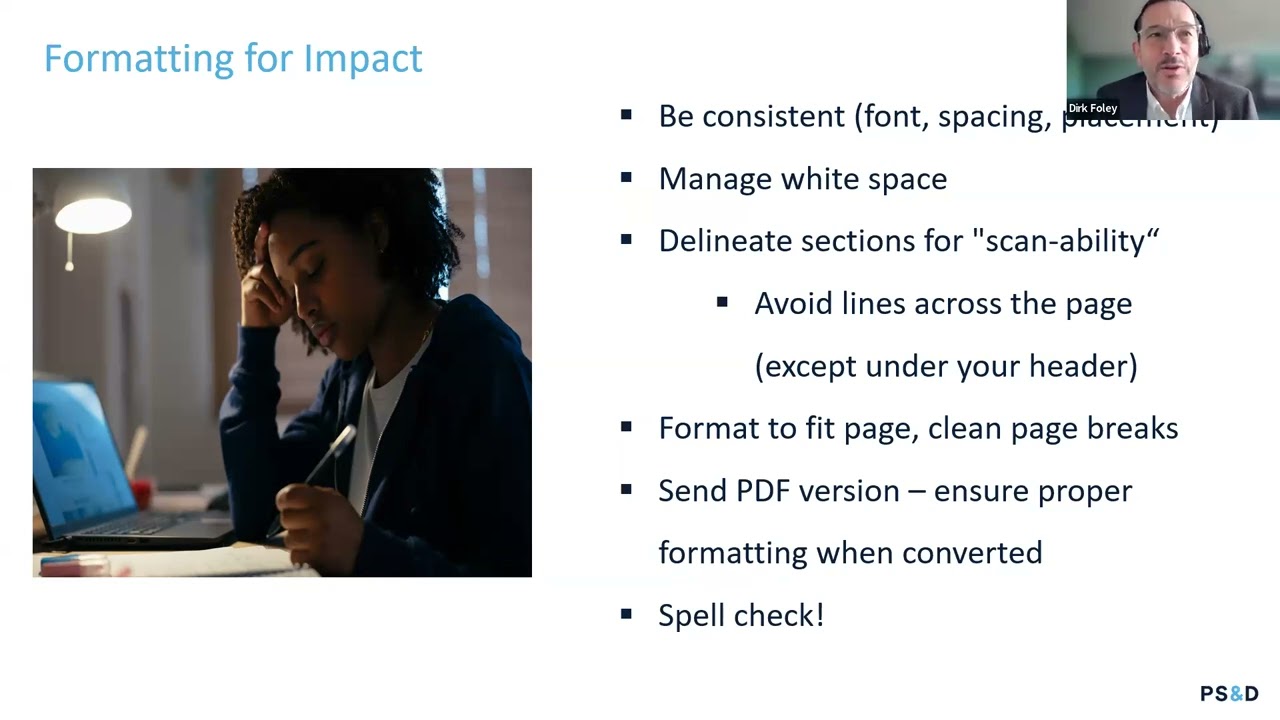 Creating a High Impact CV/Resume - Insights for Job Applicants