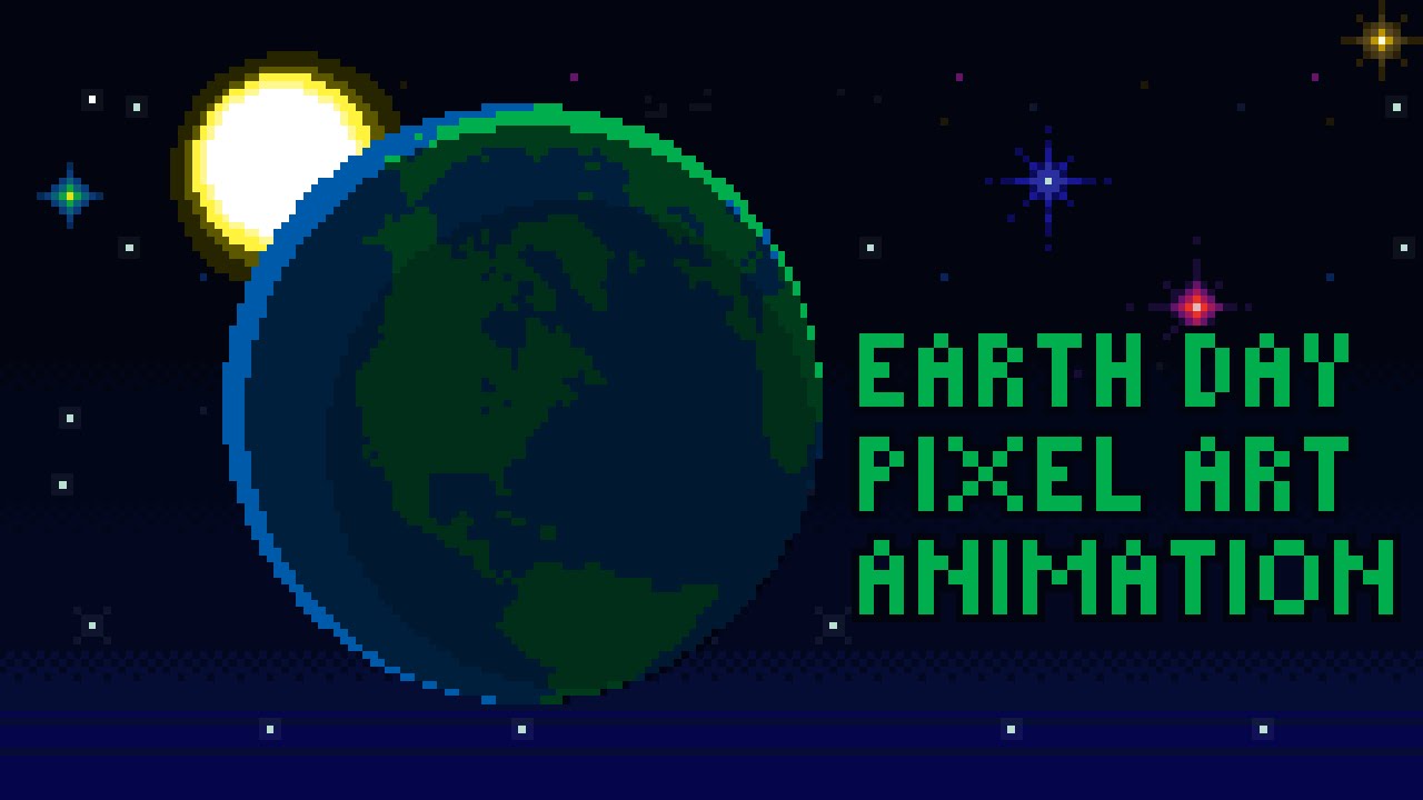Earth Day Pixel Art Animation by PXLFLX