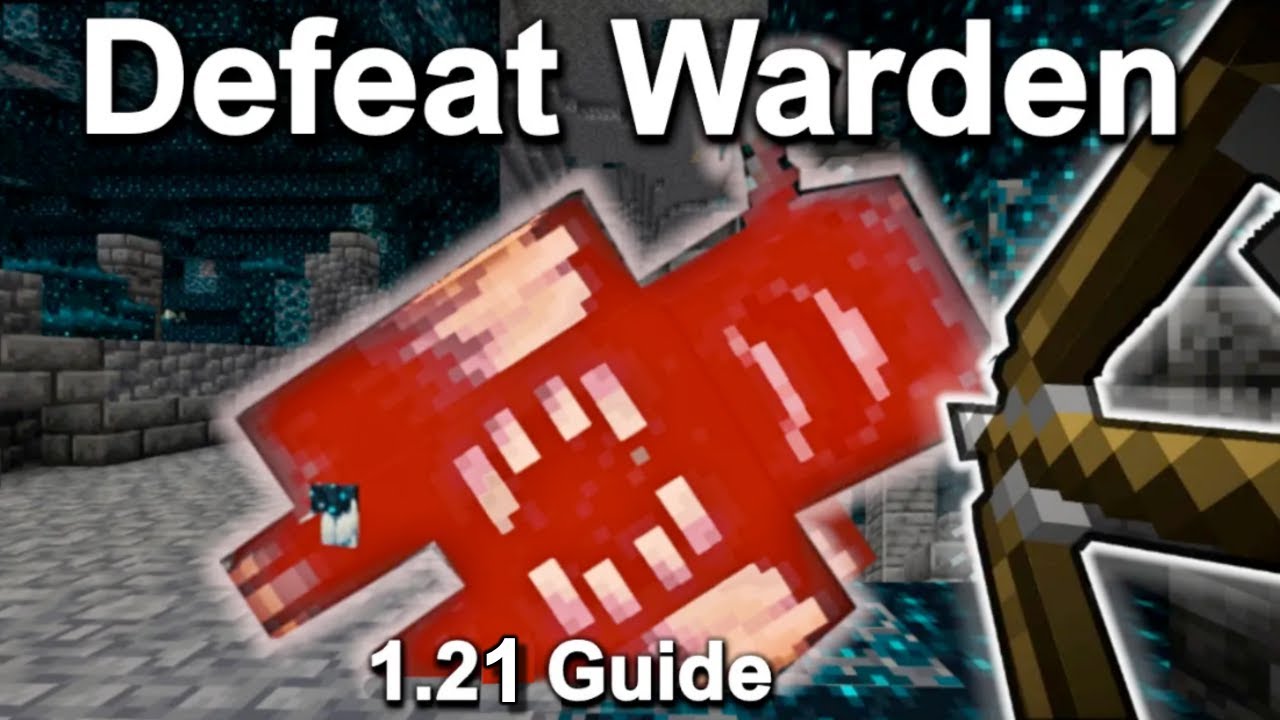 KILL Warden INSTANTLY Minecraft  1.21 Hardcore (NO ARMOR/POTIONS) | How to Kill Warden in Minecraft