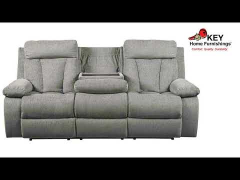 Ashley Mitchiner Reclining Sofa With Drop Down Table 7620489 | KEY Home