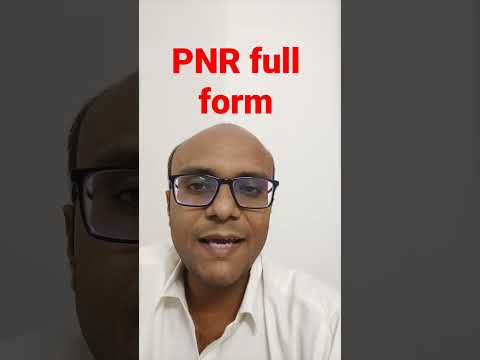 #pnr full form