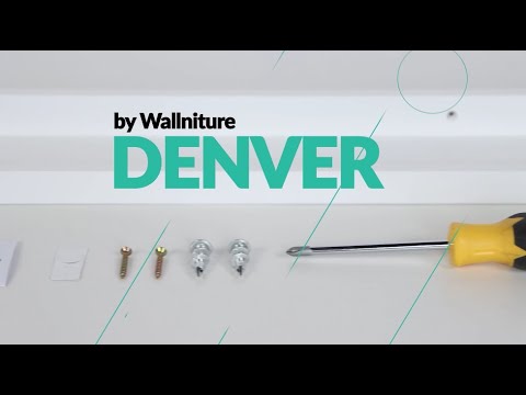 Wallniture Denver Ledge and Floating Shelf for Picture Frames Assembly