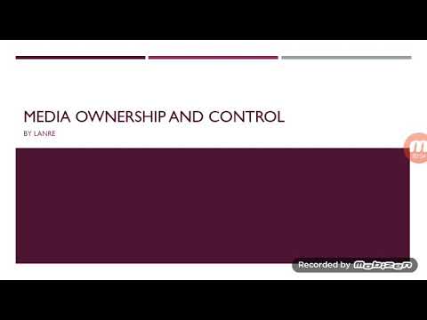 Media ownership and control