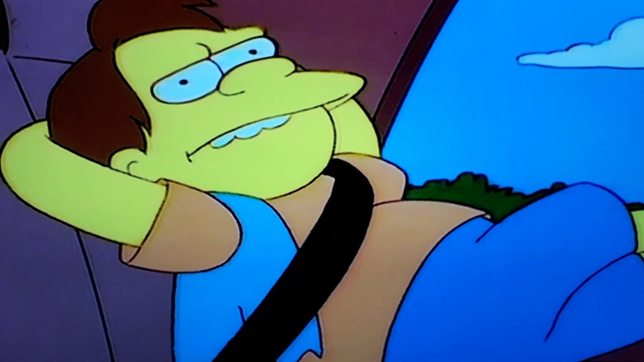 Nelson slaps Milhouse