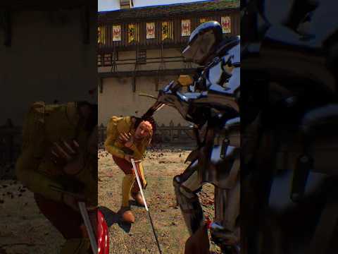 Half Sword Knight Brave Stand Duel - The Great Sword Cleave's through Peasant's with Ease!