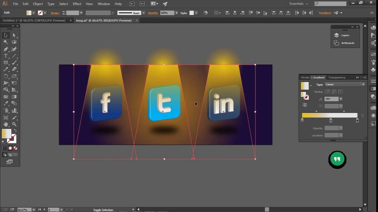 Social media 3d