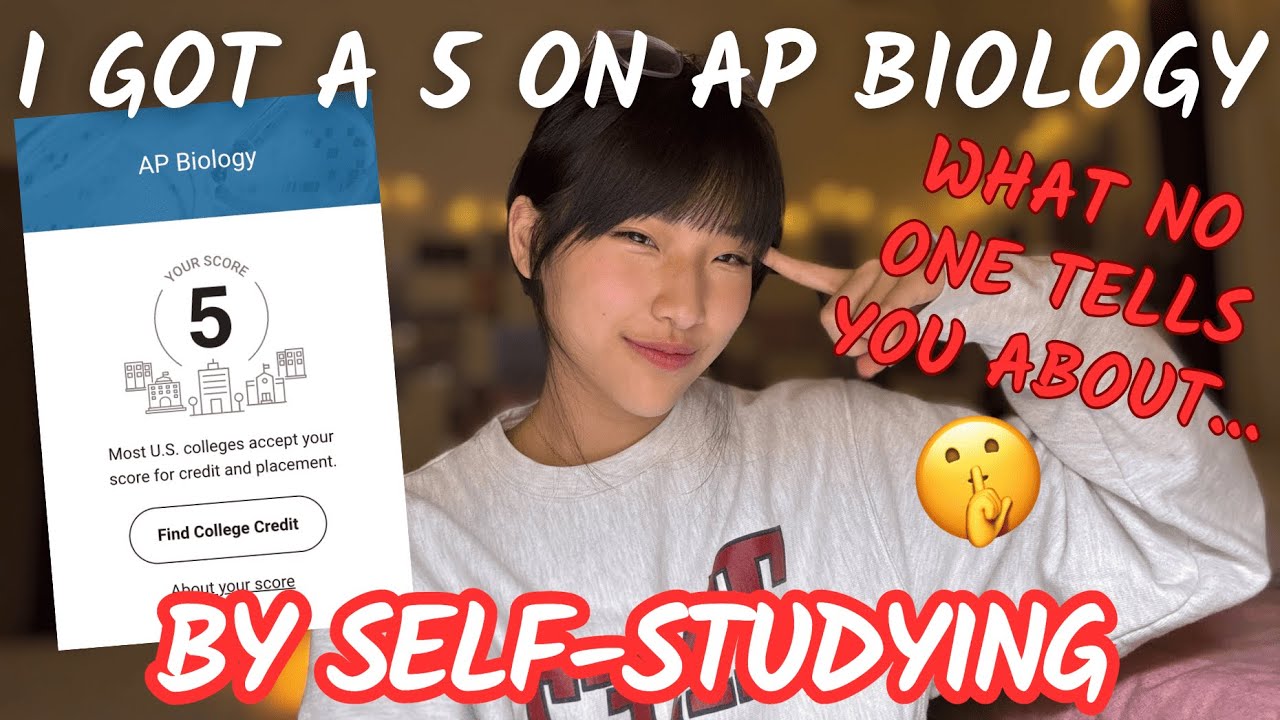 how to self-study and get a 5 on AP Biology