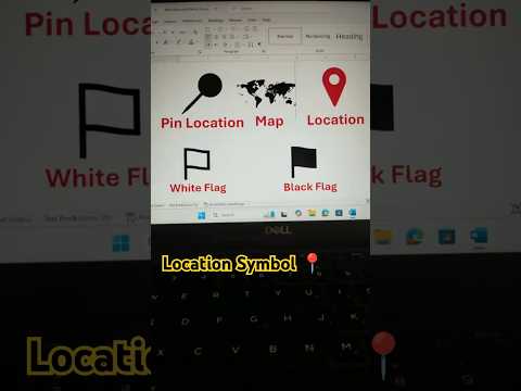 Location📍Icon / Symbol in Word #shorts #microsoftoffice #microsoftword #symbols