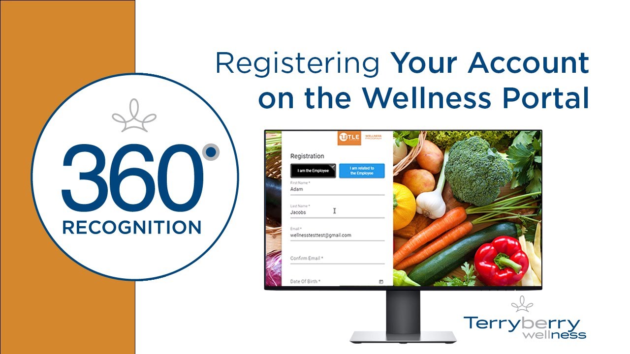 Registering Your Account on the Wellness Portal
