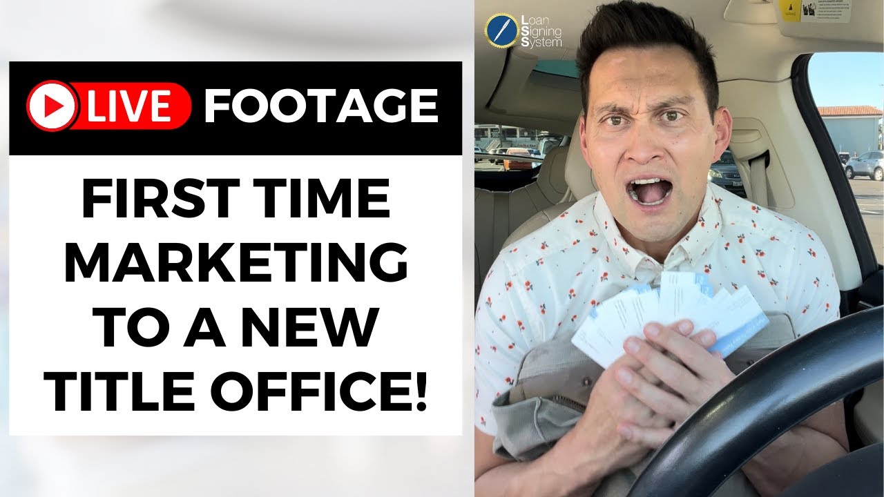 LIVE Footage: Direct Marketing to a New Title Office! 😰😭