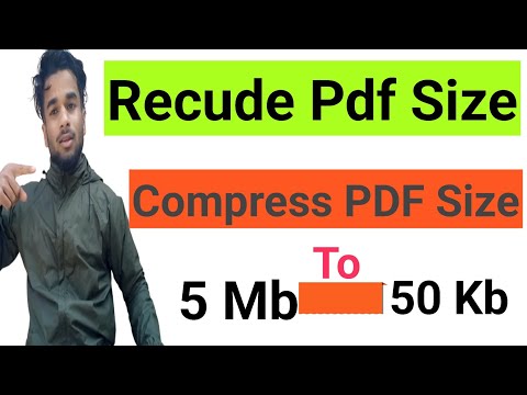 PDF Size Reducer || How To Reduce PDF Size | Compress Pdf Size | Reduce Pdf Size Below 100 KB #pdf