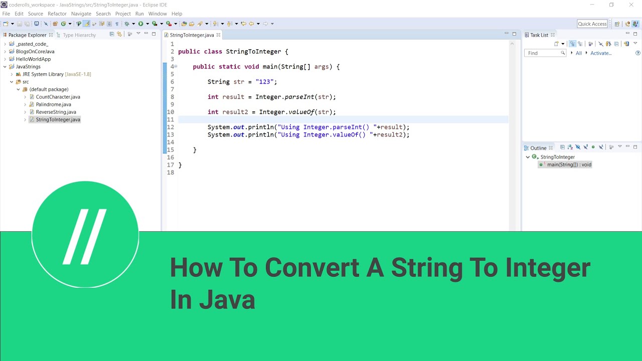 How To Convert A String To An Integer In Java