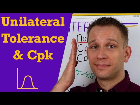 Using Cpk with Unilateral Tolerance | E weight as example of a unilateral specification limit