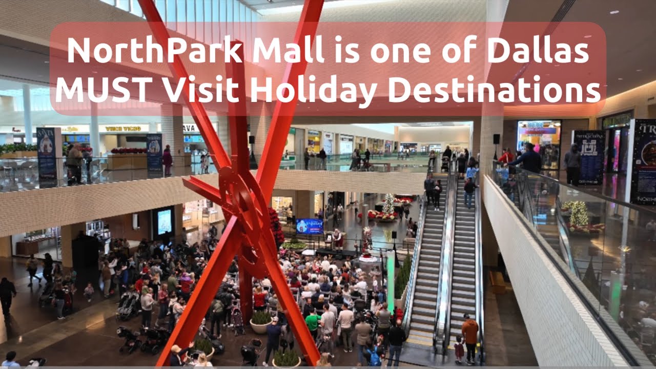 [4K] NorthPark Mall Walking Tour - Christmas in Dallas, Texas 2025