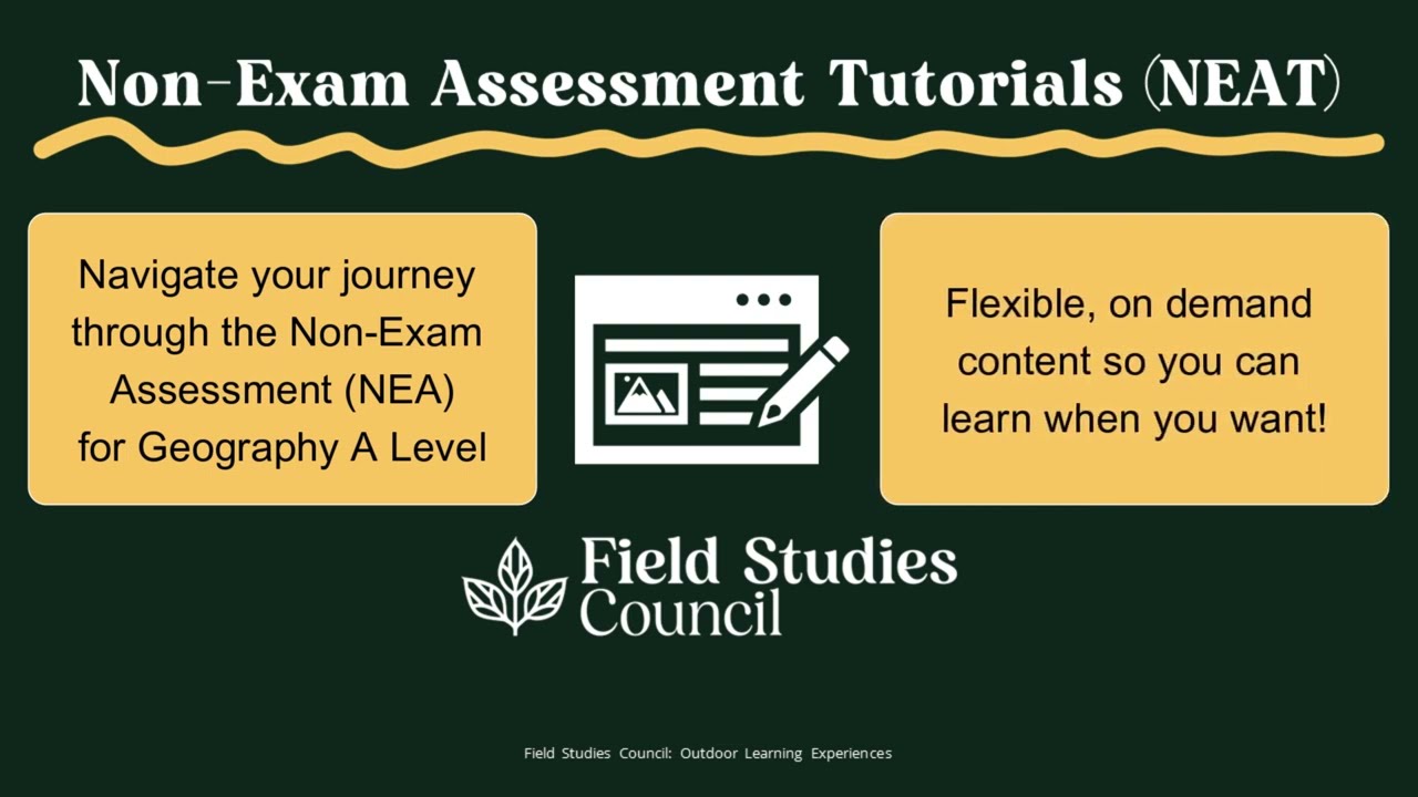 Coming Soon! | Non-Exam Assessment Tutorials | NEAT | A Level Geography Student Resources
