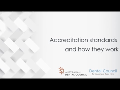 Accreditation Standards Review: The accreditation standards and how they work