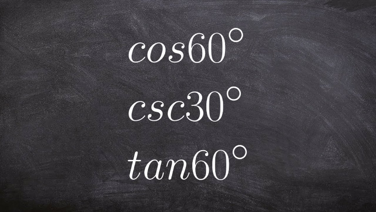 Evaluate trigonometric functions - Math homework answers
