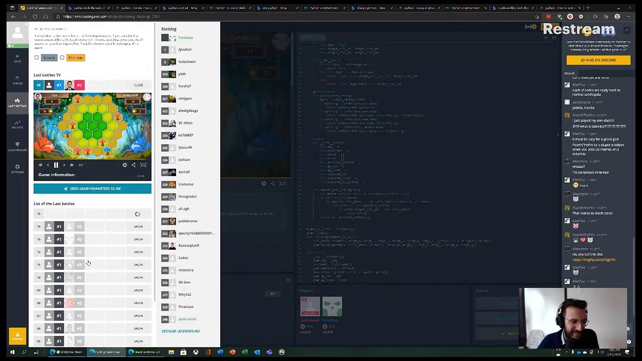Learning to code with CodinGame