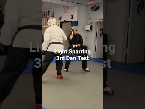 Two Blackbelts Duke it Out During Younger's 3rd Dan Test