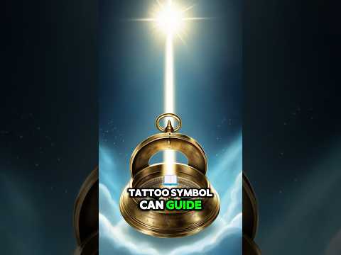 The Compass Tattoo: Symbol of Direction 🧭 #Shorts #TattooMeanings #tattoo #motivation #facts
