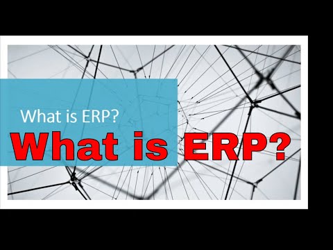 What is ERP? SAP Beginner's Tutorial