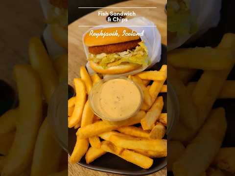 Reykjavik Chips - Iceland - Best Fish Sandwich & Chips - 12 different Sauces - Bacon Cheeseburger