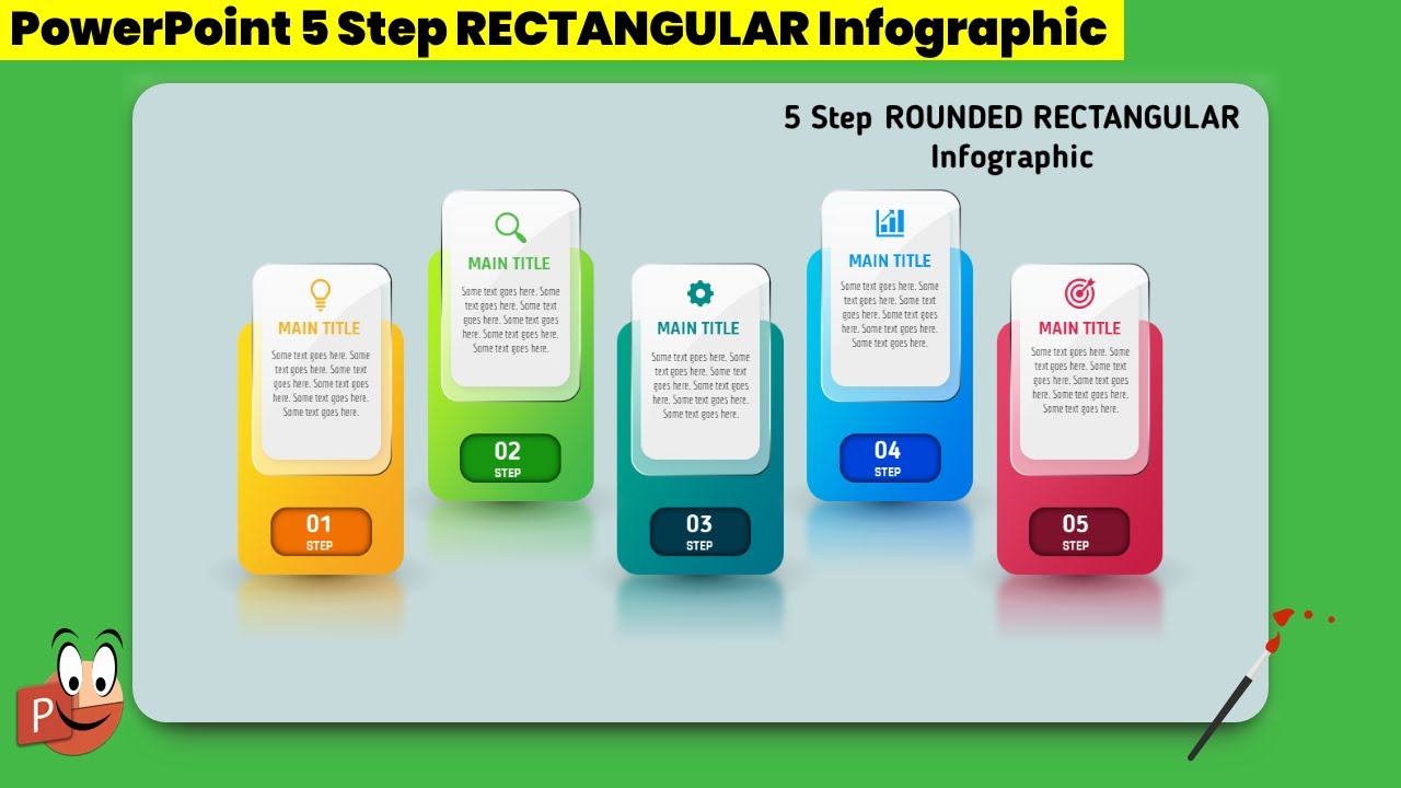 72.PowerPoint Presentation 5 Option RECTANGULAR Infographic Design|Professional|Free Download