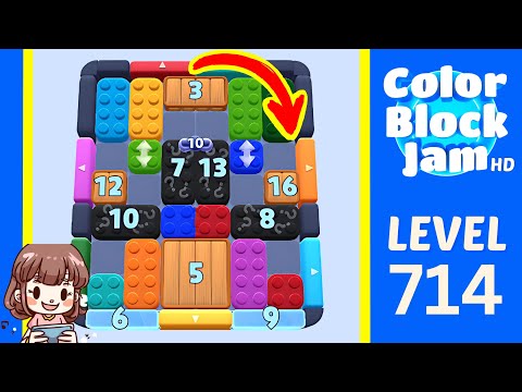 Level 723 Guide - Color Block Jam Walkthrough