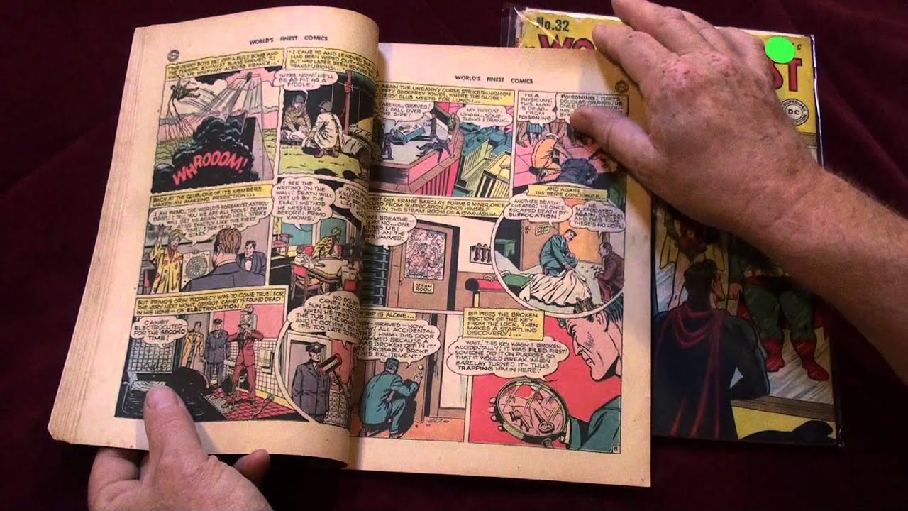 Worlds Finest Comics #36, a golden age treat. Superman and Batman