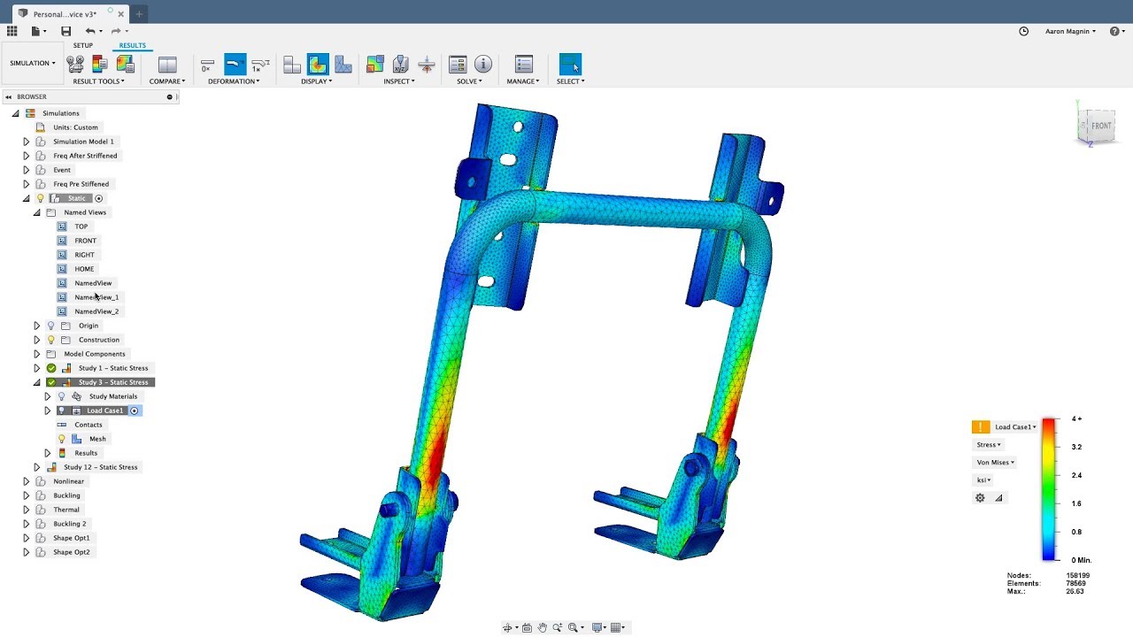 Simulation Features: Static Stress