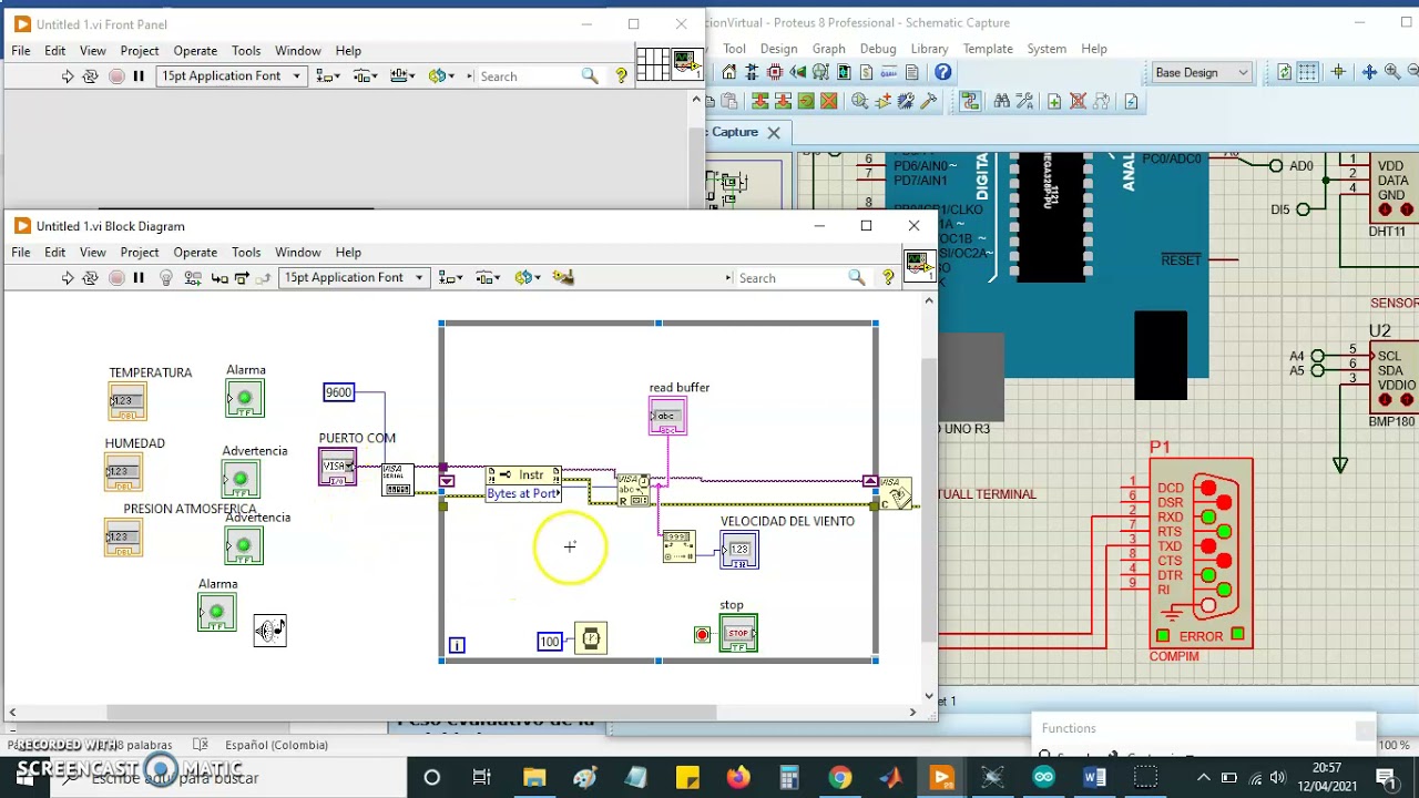 SISTEMA DE ADQUISICION DE DATOS Y VISUALIZACION EN LABVIEW