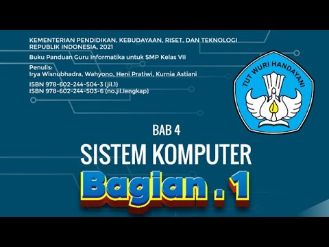 Informatika kelas 7 bab 4 Sistem Komputer - kunci jawaban buku paket Bab 4