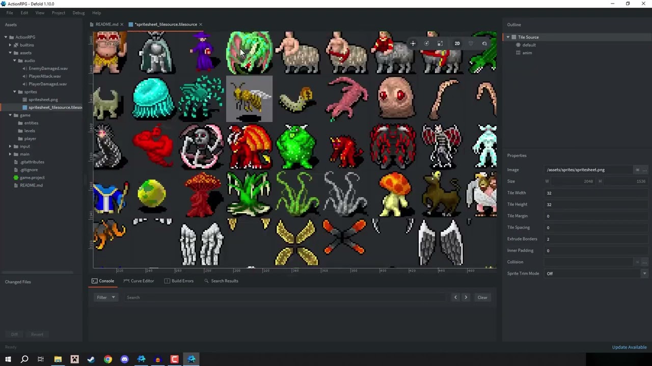 Build a fully featured 2D action RPG in Defold (Lua) | From setup to combat