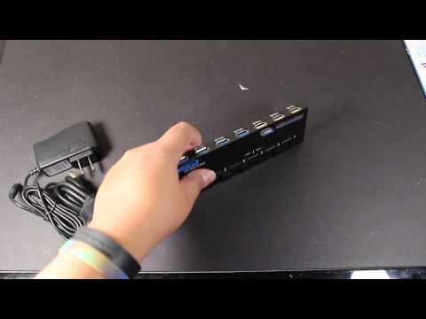 Saicoo 7 Port USB HUB With 4 USB 3,0 Ports And 3 USB 2,0 Ports Unboxing & Review