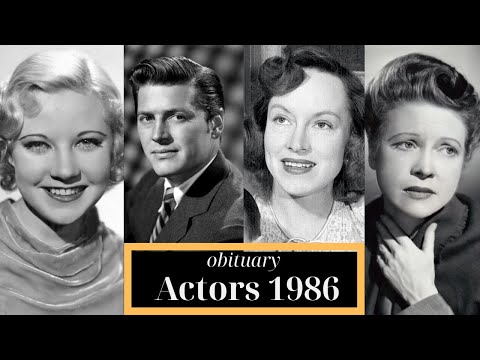 A Tribute to the Stars of 1986 @CELEBRITYOBITUARY1