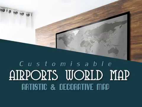 An airports map of the World