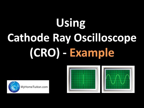 Using Cathode Ray Oscilloscope (CRO) - Example | Electronics