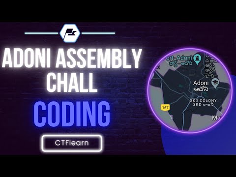 CTFlearn: Adoni Assembler Chall