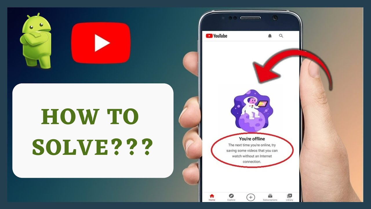 Fix YouTube Error You're Offline. Check Your Connection | Working Tutorial | Android Data Recovery