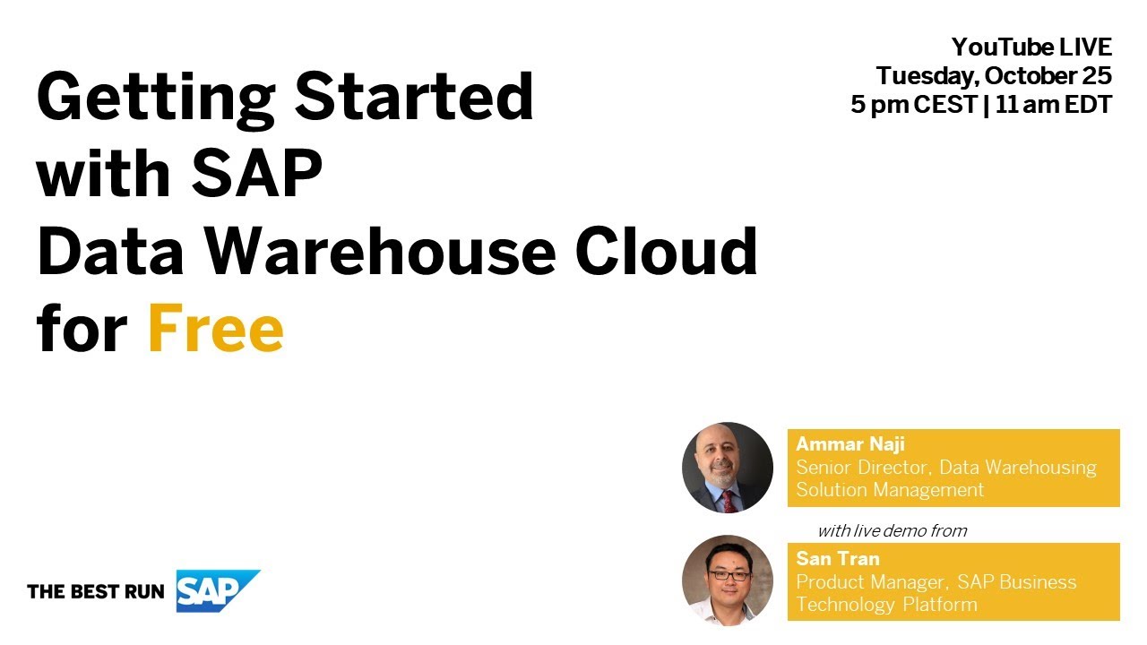 Getting Started with SAP Data Warehouse Cloud for Free