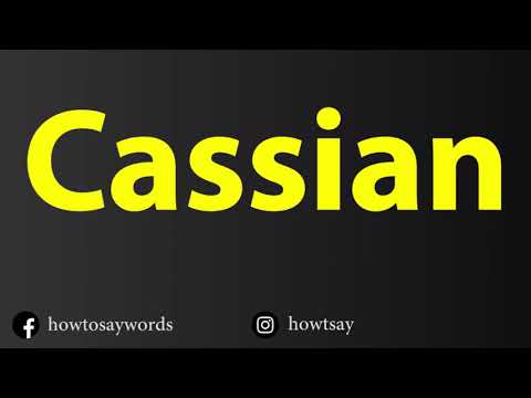 How To Pronounce Cassian