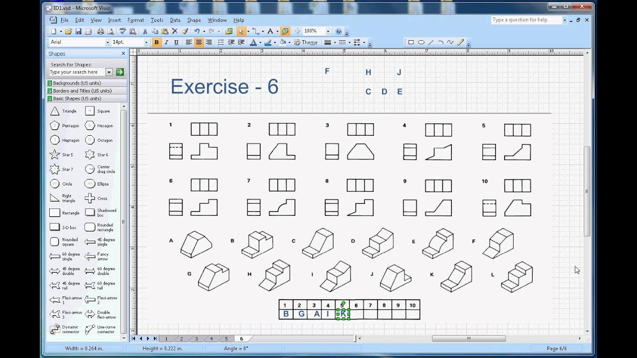 Isometric Drawing - Exercise 6