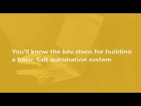 Salt Open Skills: Getting Started with Salt Open Course Preview