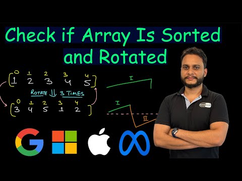 Check if Array Is Sorted and Rotated | Leetcode 1752